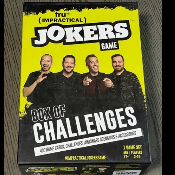 wilder.games | Toys | Impractical Jokers Box Of Challenges Board Game ...